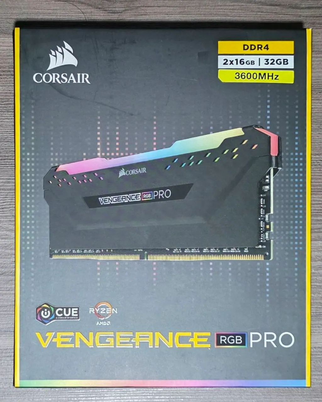 [NOVA/GARANTIA] Memória RAM 32GB ( 16GB x 2 ) Corsair Vengeance RGB PRO ...