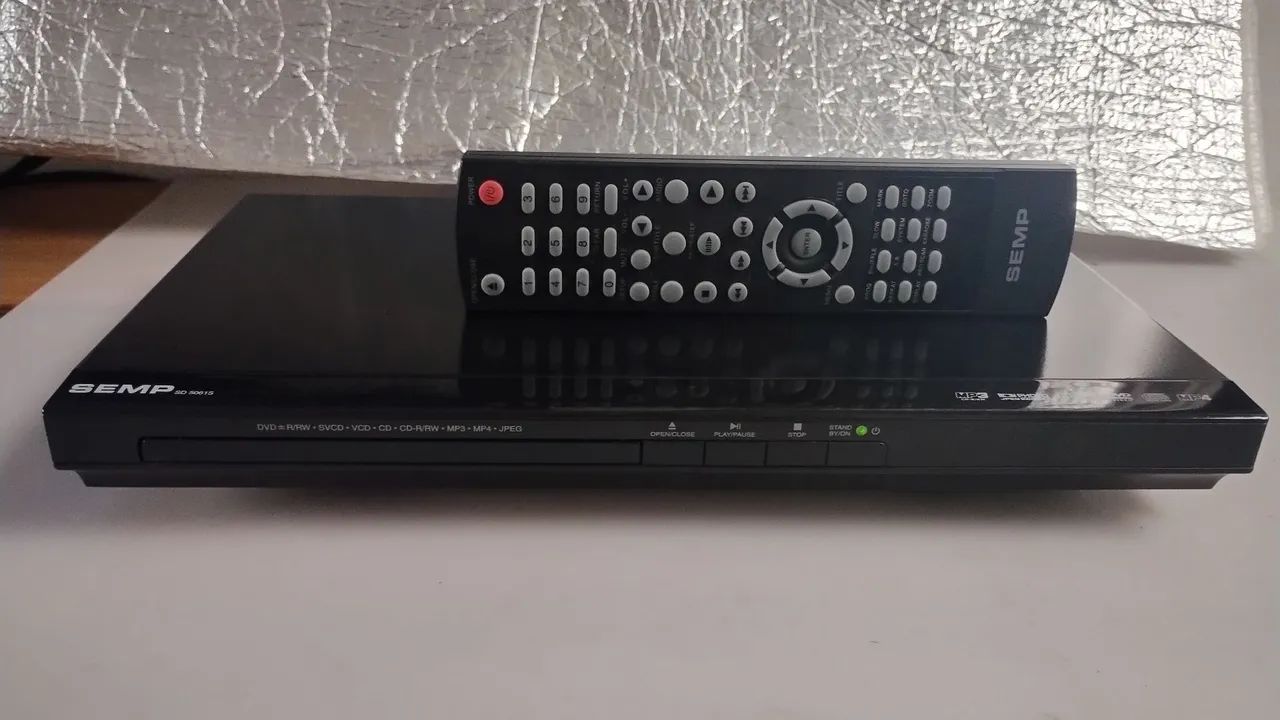 Aparelho DVD player semp - DVD, Blu-Ray e Vídeo Cassete - Recanto do ...