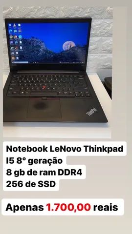 Notebook lenovo thinkpad | +1169 anúncios na OLX Brasil