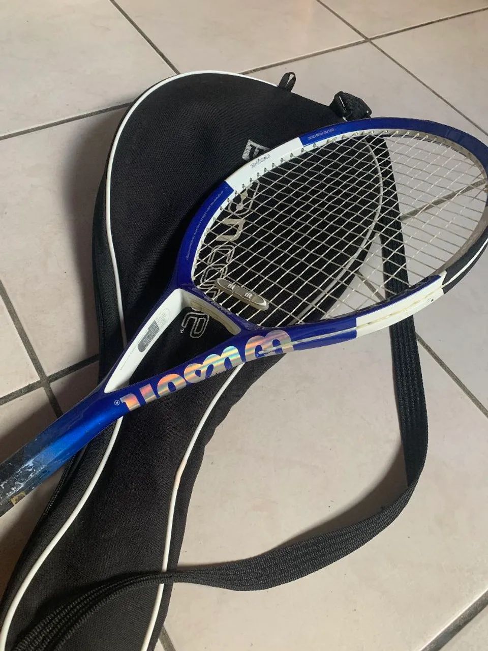 Raquete Profissional de tenis (N4-ncode Wilson) - Esportes de Quadra e ...