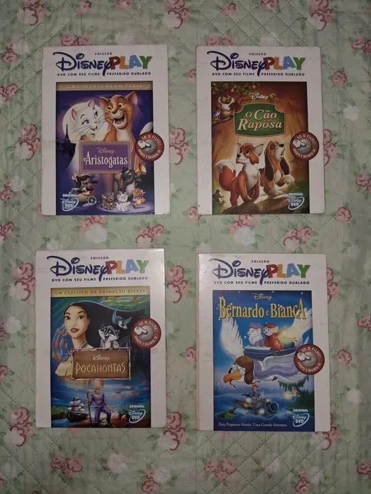 4 DVDs Disney Play Original Infantil - CDs, DVDs etc - Campo Grande ...