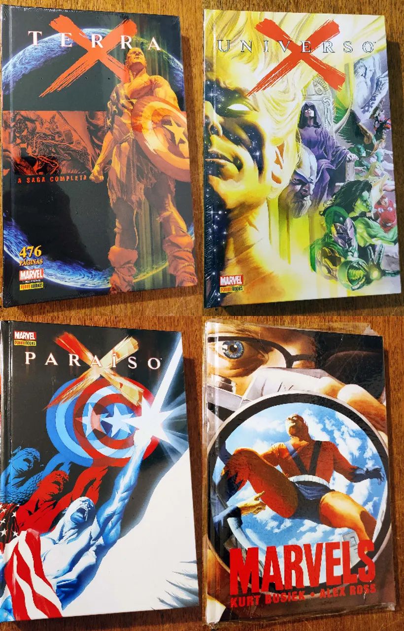 Coleção Marvel Alex Ross - Terra X / Universo X / Paraíso X / Marvels ...