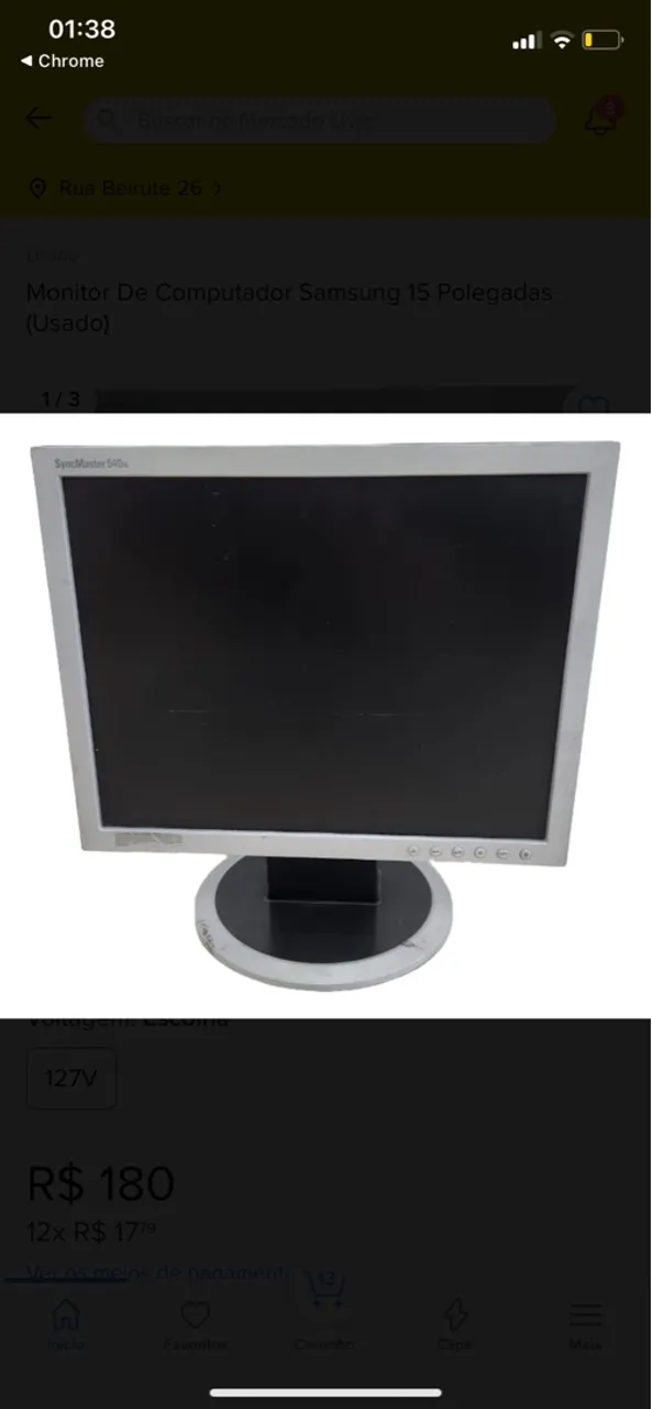 "monitores de computadores" no Brasil