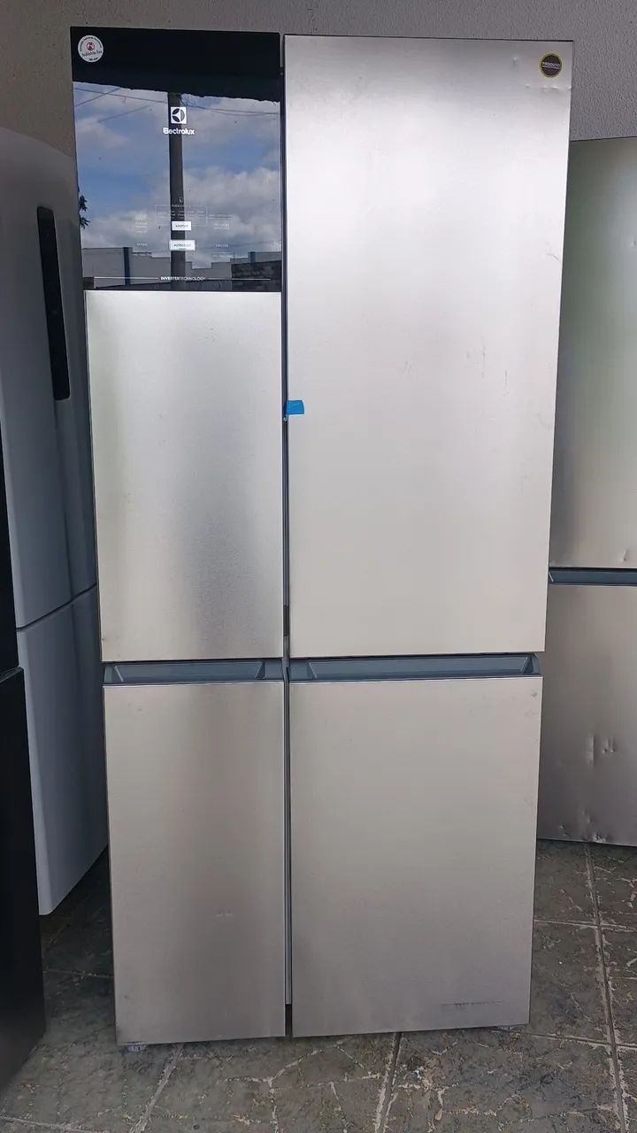 Geladeira dúplex Frost Free inox inverse Eletrolux 4 portas 590 lts ...
