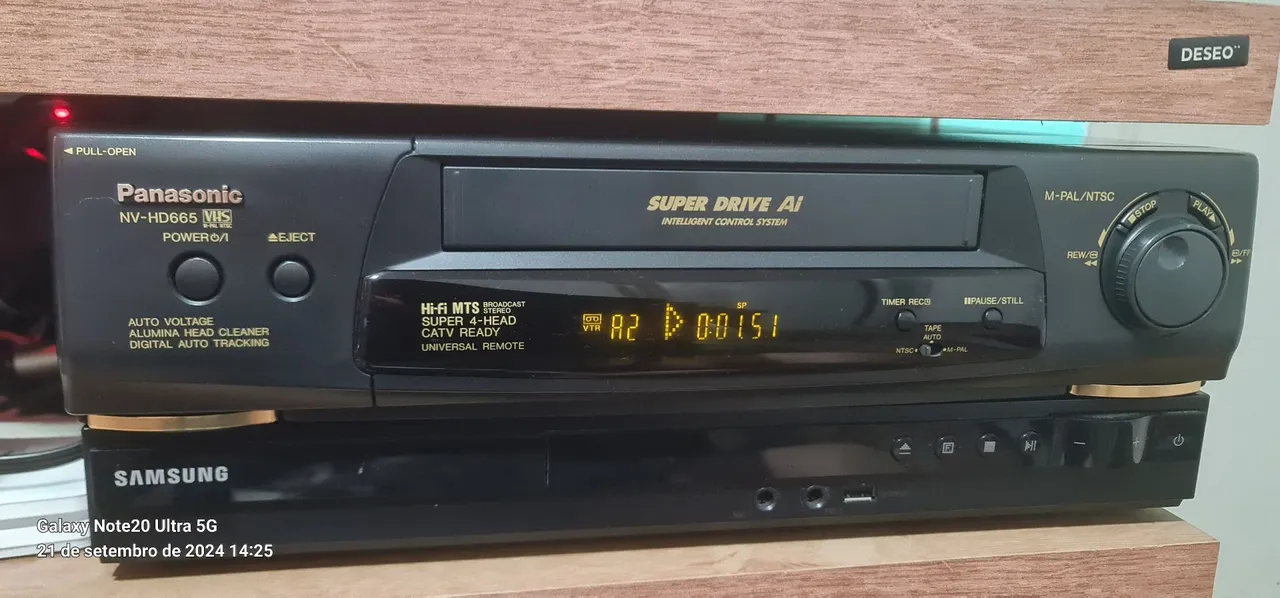 "aparelho video cassete vhs" - DVD, Blu-Ray e Vídeo Cassete no Brasil