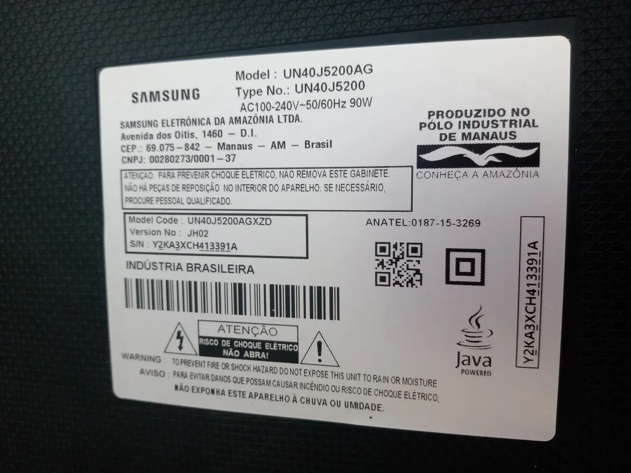 "tv samsung de 40 polegadas" - TVs no Brasil