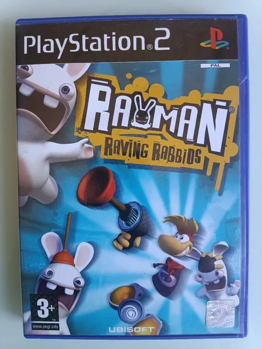 Rayman Raving Rabbids - PS2 original - Jogos de Vídeo Game - Muquiçaba ...