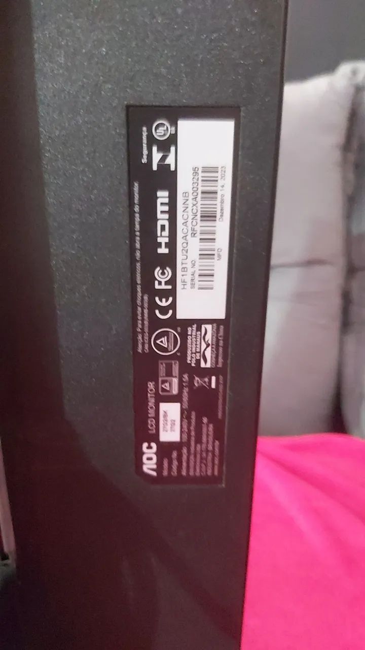 Monitor gamer AOC HERO 27 144HZ - Monitores - Glória, Macaé 1437869986 ...