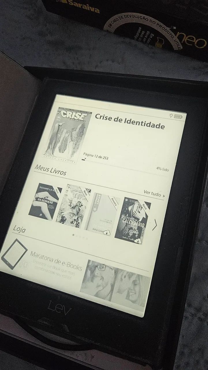 E-Reader Lev Neo da Saraiva - Tablets e E-Readers - Realengo, Rio de ...