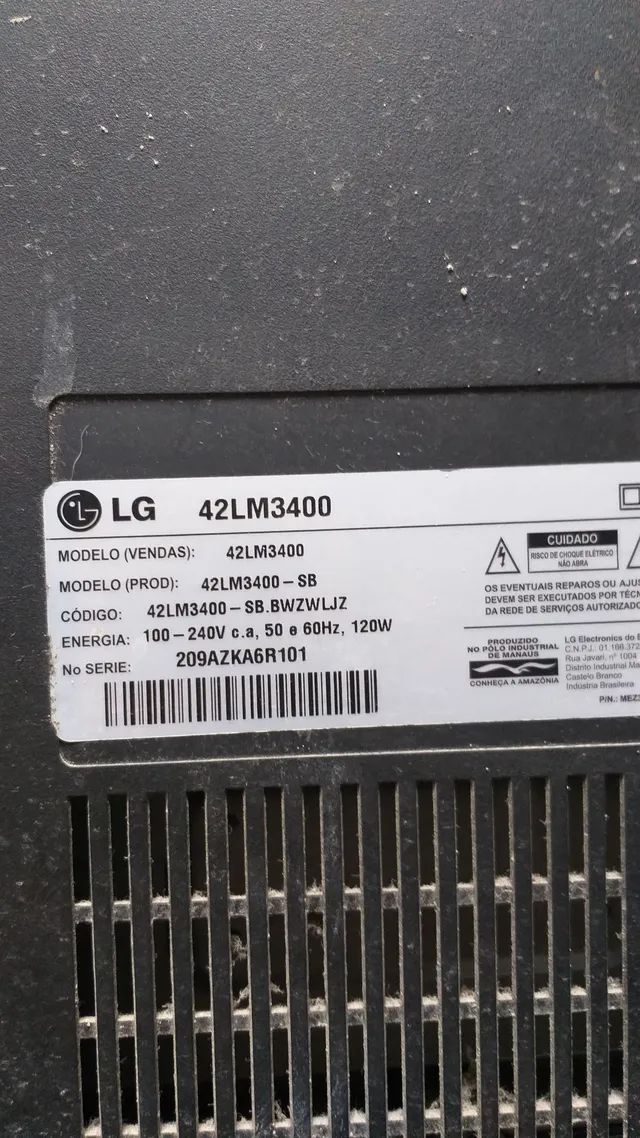 "placa de tv lg 42 polegadas" no Brasil