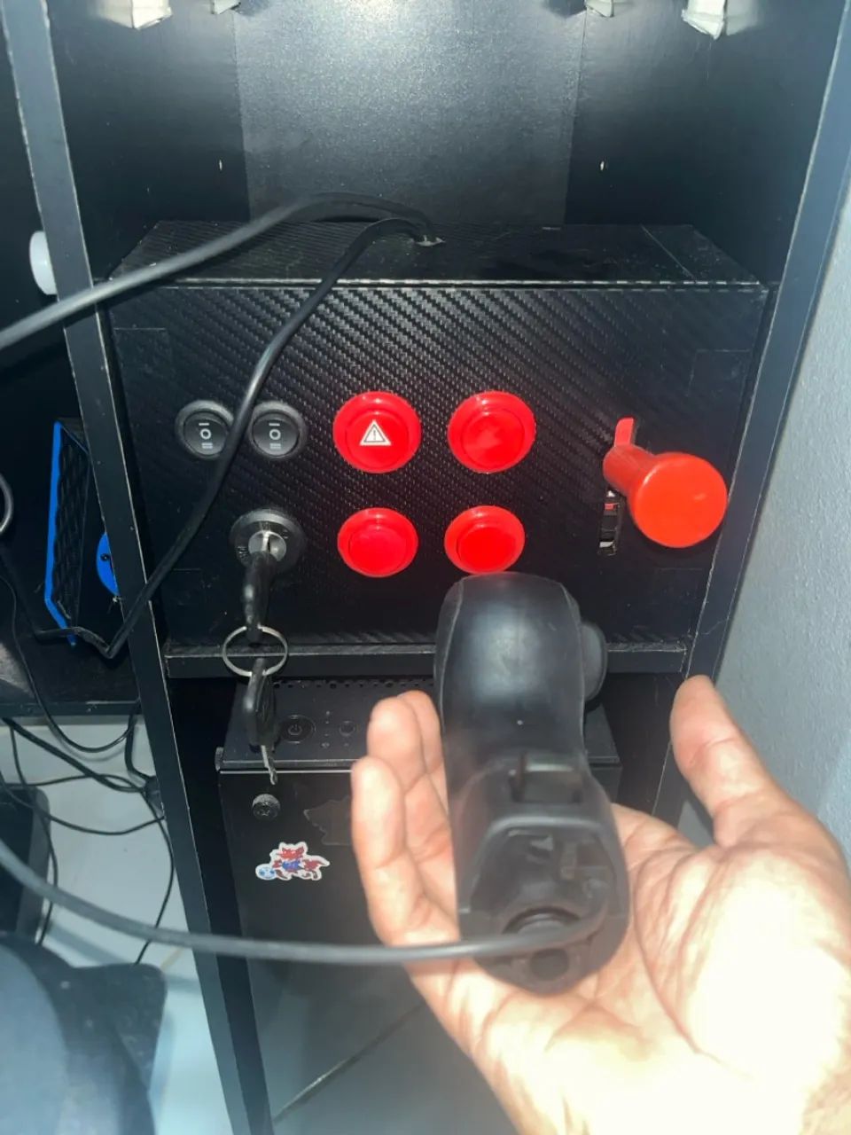 Manopla Scania + Button Box 6 Botões Alavanca G29 G27 Ets2 - Peças e ...