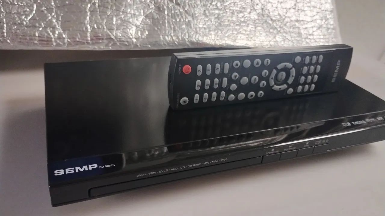 Aparelho DVD player semp - DVD, Blu-Ray e Vídeo Cassete - Recanto do ...