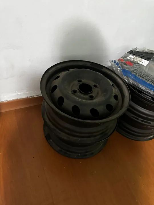 Rodas de Ferro 14 polegadas - Carros, vans e utilitários - Conjunto Habitacional Júlio de ...