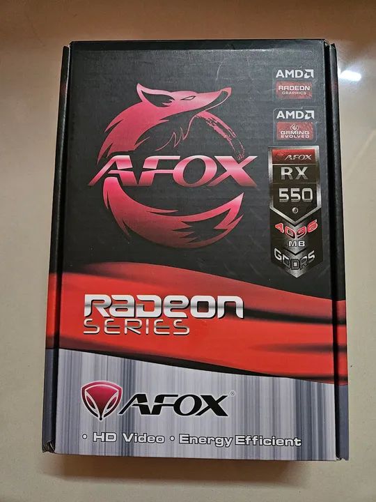 Placa de Vídeo AMD Radeon RX 550 4GB GDDR5 AFOX - Placas de Vídeo ...