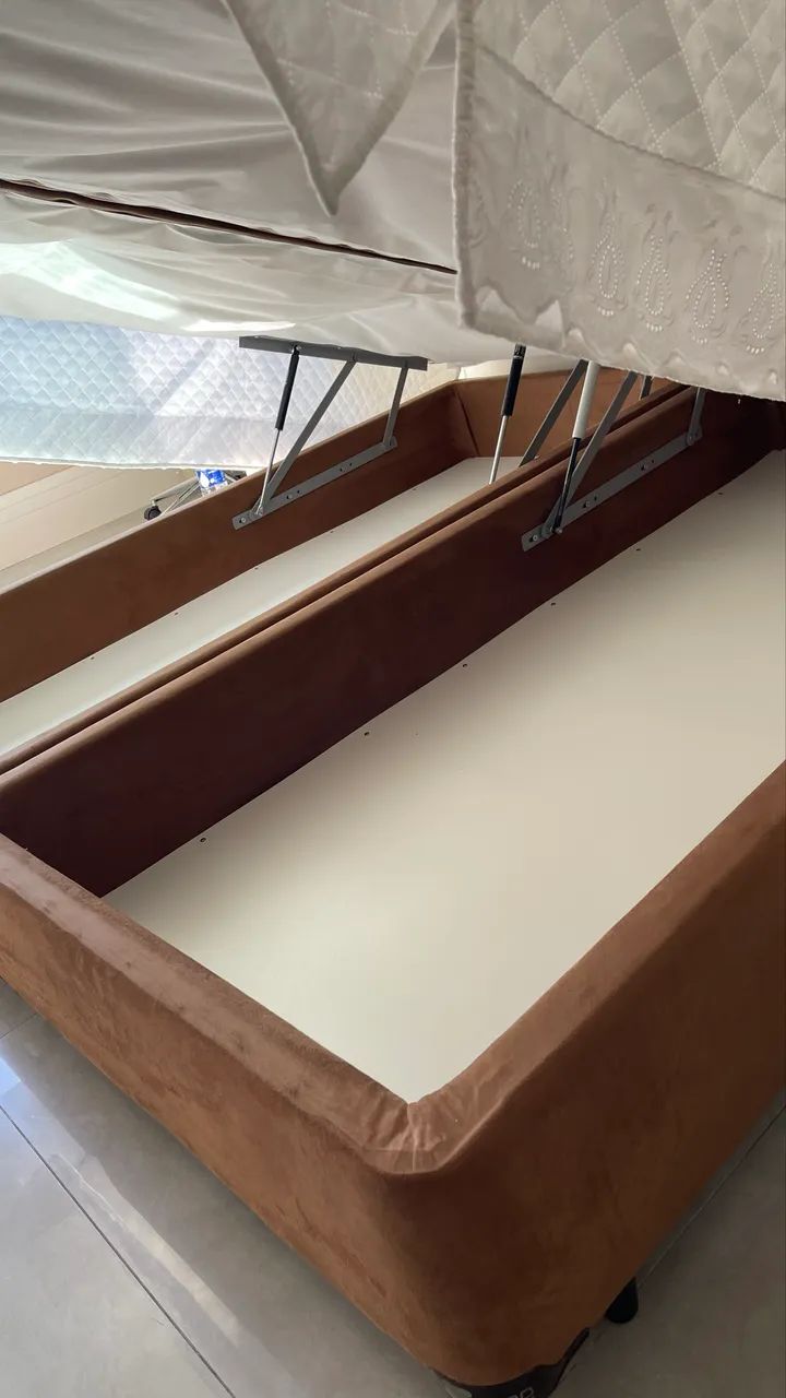 Colchão Ortobom Bellona king Size e cama box Baú - Camas e Colchões ...