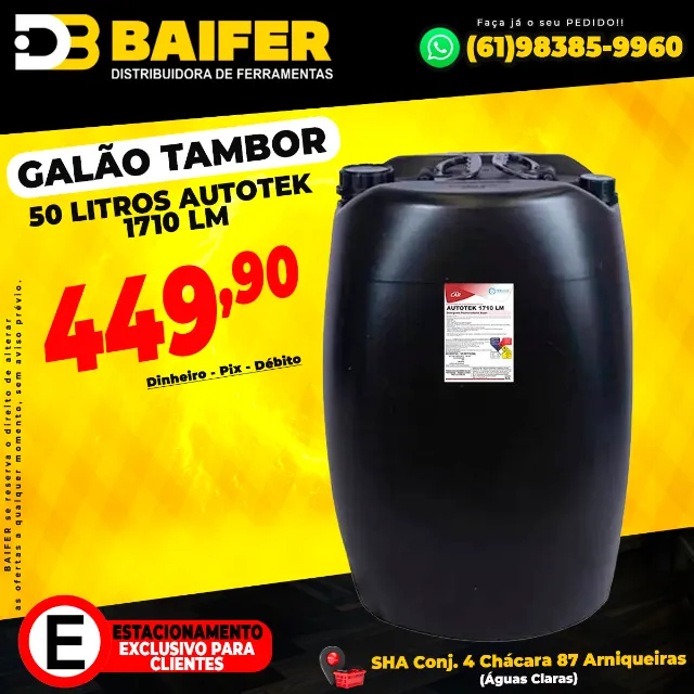 "tambores de 50 litros" no Brasil