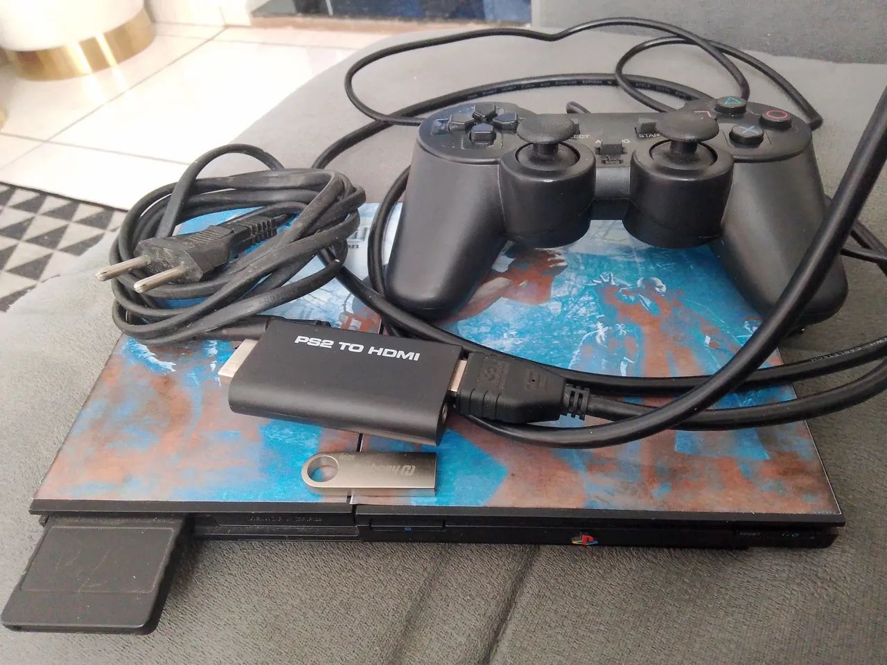 Playstation 2 + mega drive - Consoles de Vídeo Game - Das Graças ...