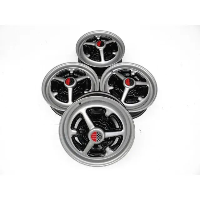 Roda Corcel GT Até 77 Aro 13 Tala 5 Com Emblema Restaurada - Jogo ...