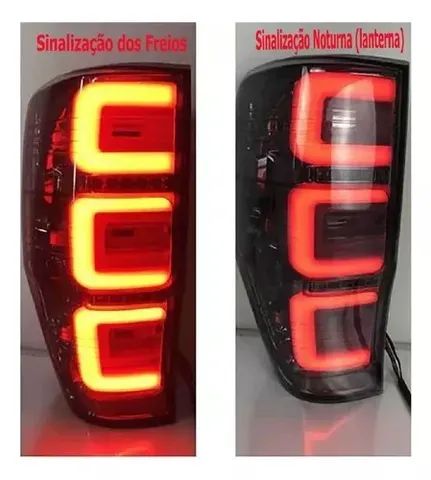 Lanterna Traseira Full Led Fume Ranger Raptor 2022 2023 - Peças para ...