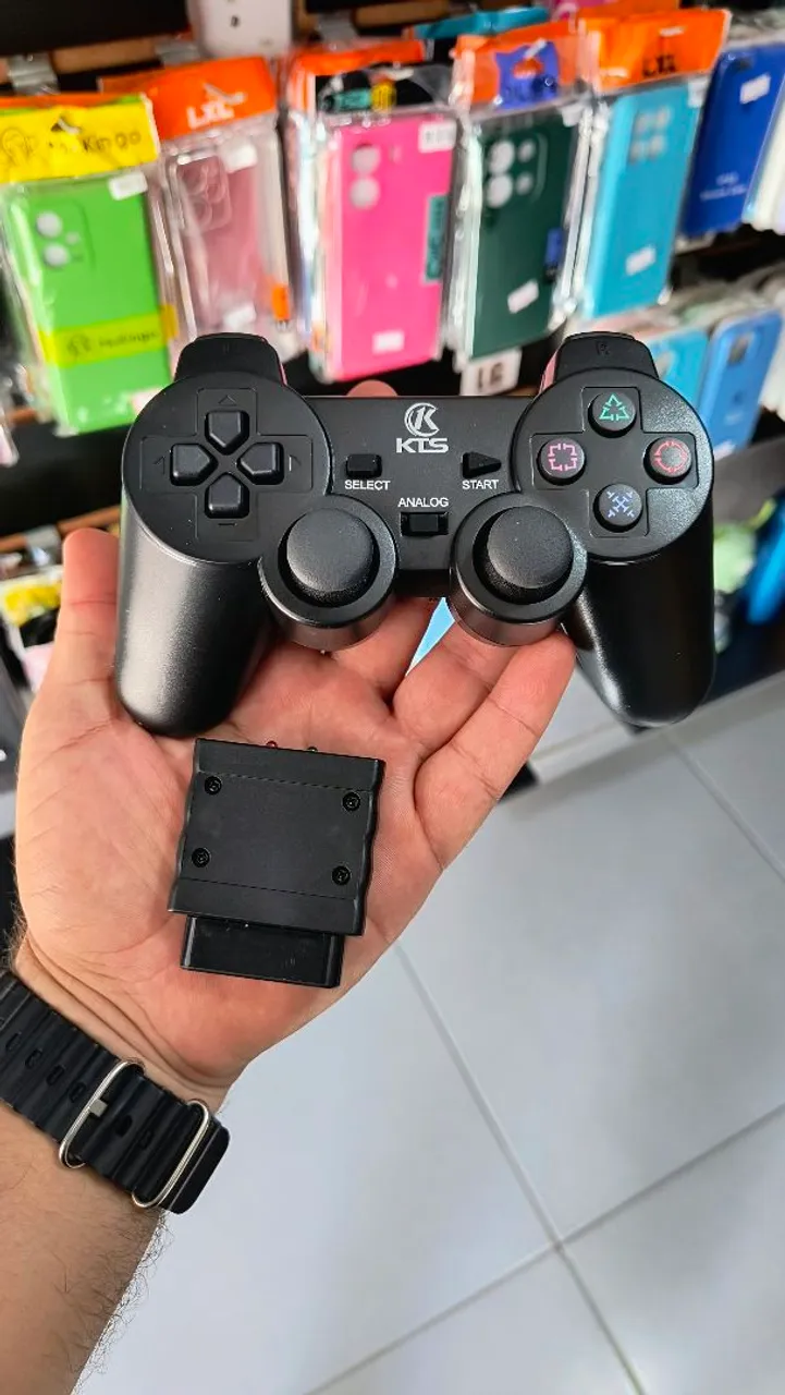 "controles de ps2 original" - Consoles de Vídeo Game no Brasil