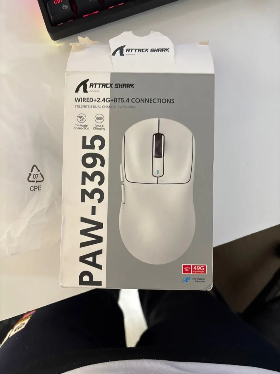 Mouse Attack Shark X3 PAW-3395 - Periféricos e Acessórios de Computador ...