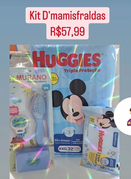 "fraldas infantis" no Brasil