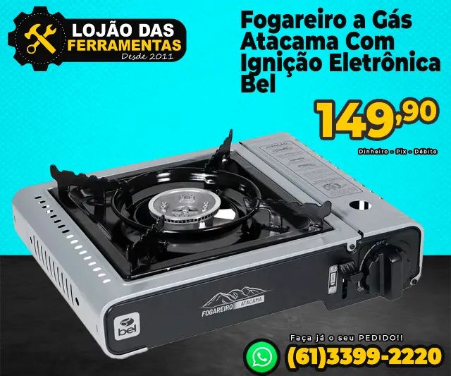 Fogareiro a Gás Atacama Com Ignição Eletrônica Bel - Fogões e Fornos ...