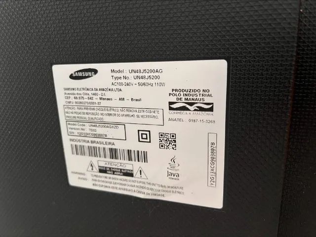 "tv samsung de 48" no Brasil