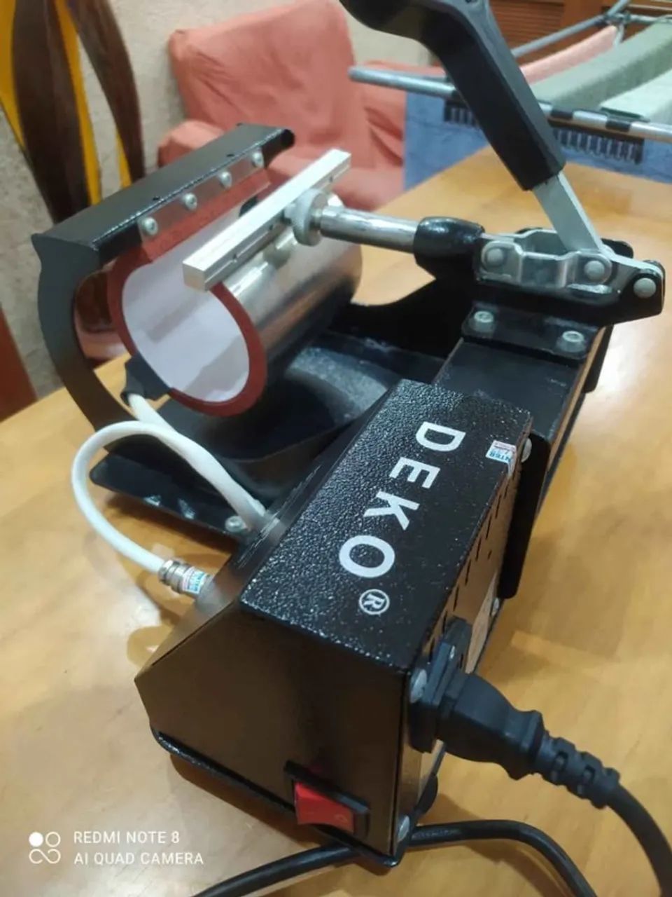 Prensa Térmica Cilíndrica Sublimática Deko 110V - Equipamentos Para Comércio - Todos os Santos ...