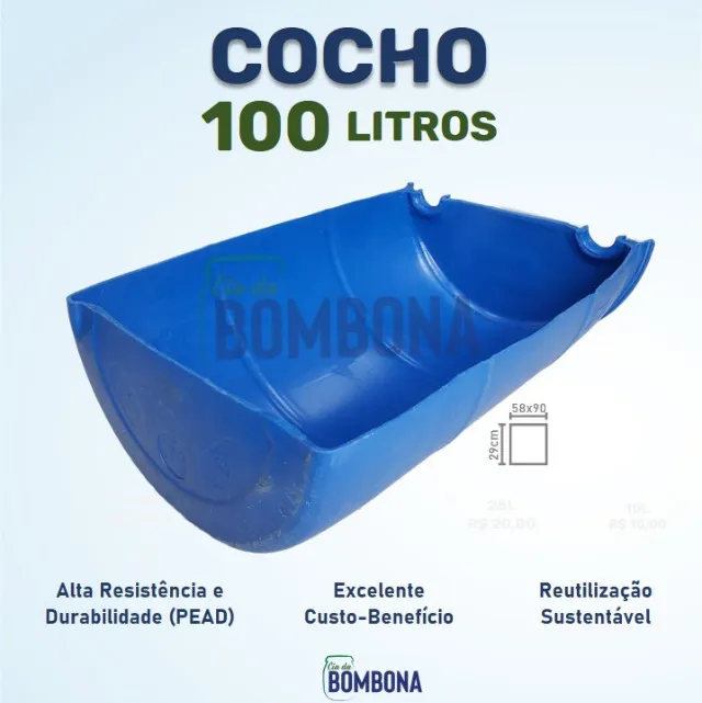 "cocho para gado" no Brasil