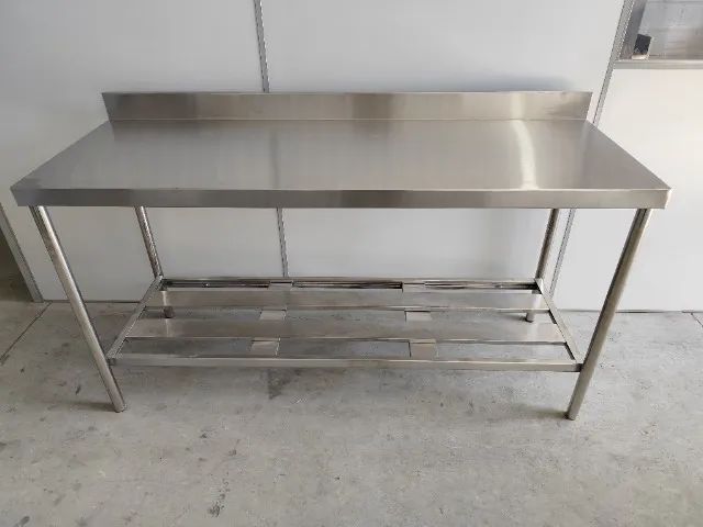 Bancada de Inox Compacta 1,10m com Rodo banca para Mobilidade Total ...