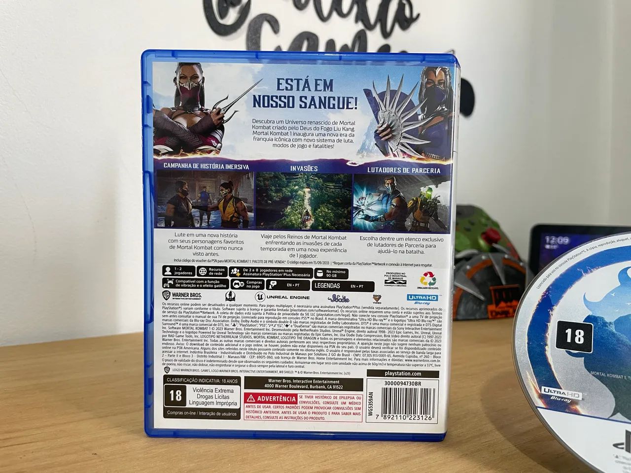 Mortal Kombat 1 PS5 PlayStation - Peças e Acessórios de Vídeo Game ...