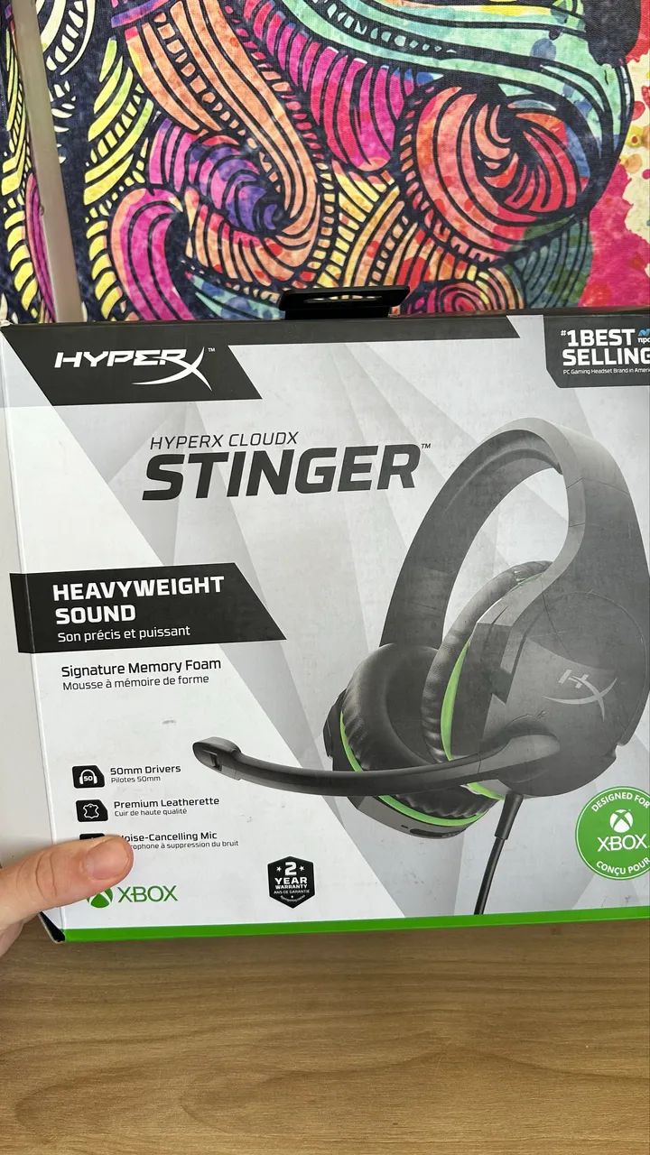 Headset Gamer HyperX Cloudx Stinger - Fones de Ouvido - Morada de ...