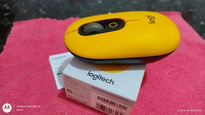 MOUSE SEM FIO LOGITECH POP, 4000 DPI, BOTÃO EMOJI, SILENTTOUCH ...