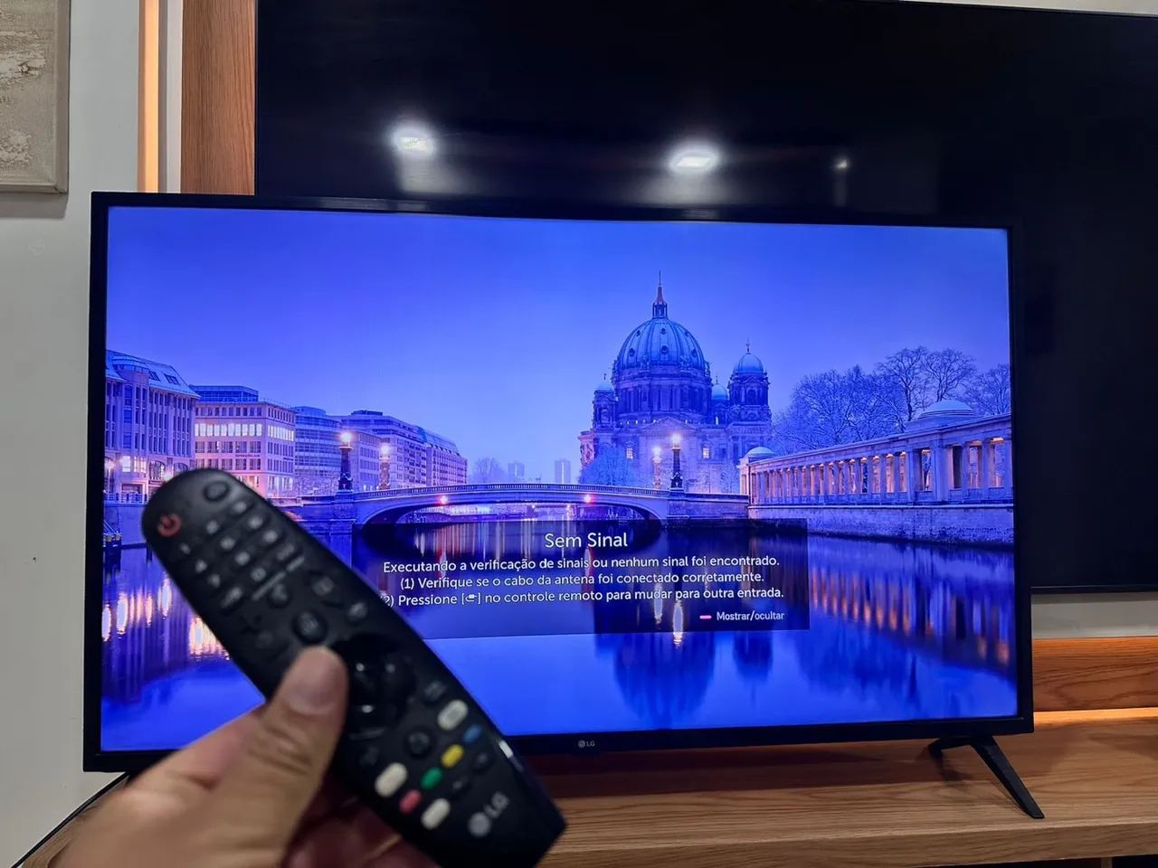 Tv smart lg 50 polegadas 4K novinha com Alexia nota fiscal aceito ...