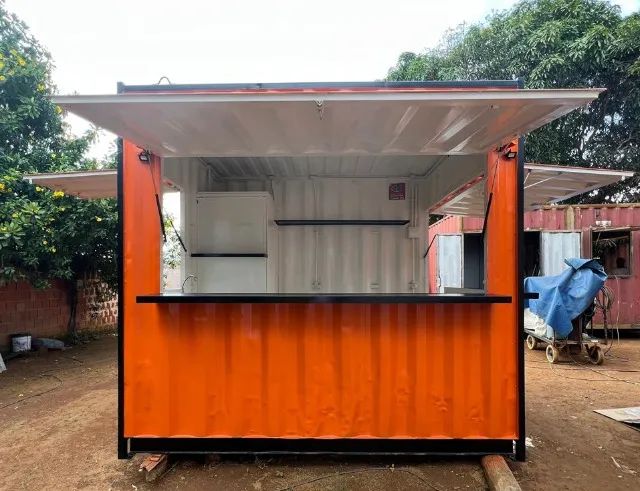 Conteiner Box Food 3 mts com Banheiro - Equipamentos Para Comércio ...