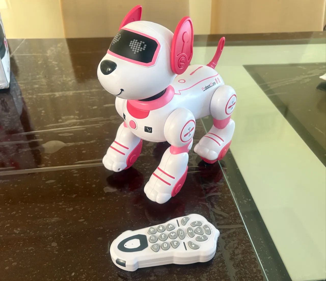 Cachorro Robô Interativo - Robot Dog Smart Pet Anda Dança Música Late ...