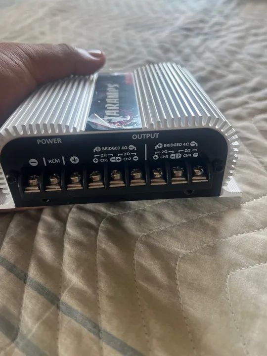 Amplificador Taramps 4 Canais 400W RMS - Equipamentos e Acessórios de Som - Estados, João Pessoa ...
