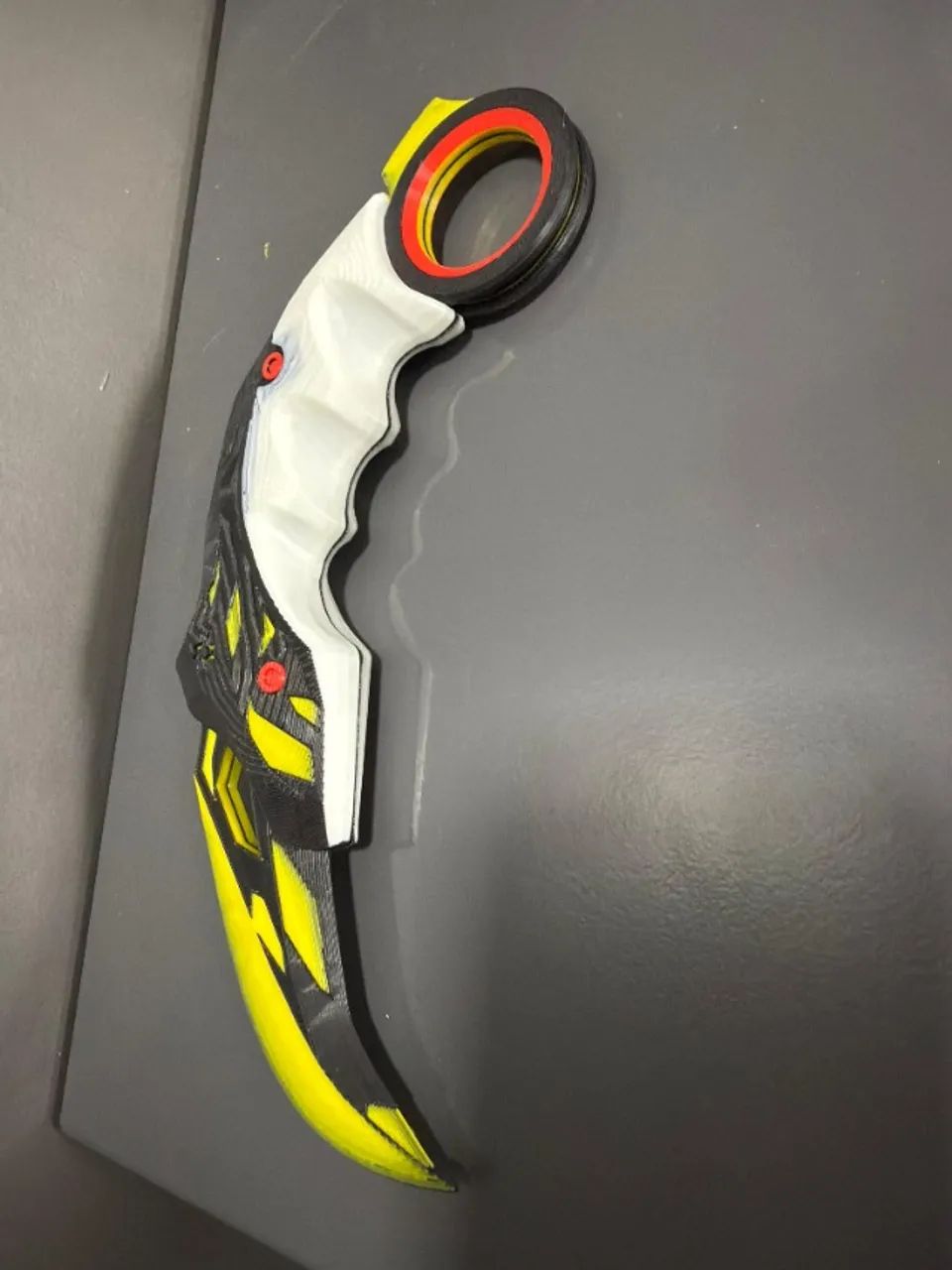 Faca Valorant karambit colecionável gamer decoração geek impressão 3D ...