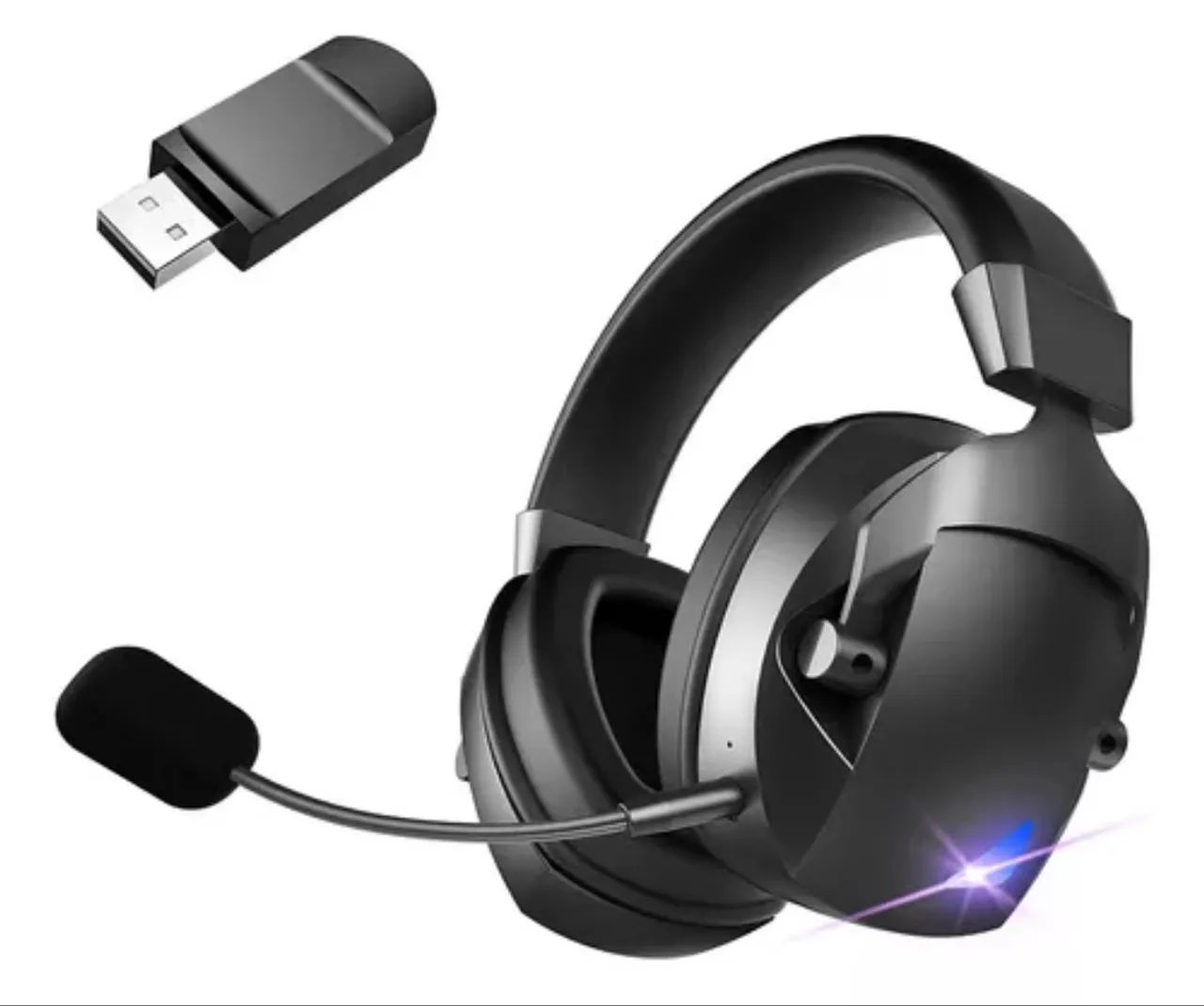 Headset Gamer Wireless com Microfone - Som Incrível! - Fones de Ouvido ...
