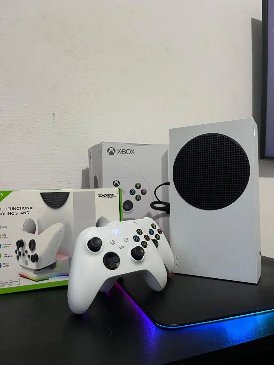 Xbox Series S 512GBssd + 2 Controles Originais C/ Base - Consoles de ...