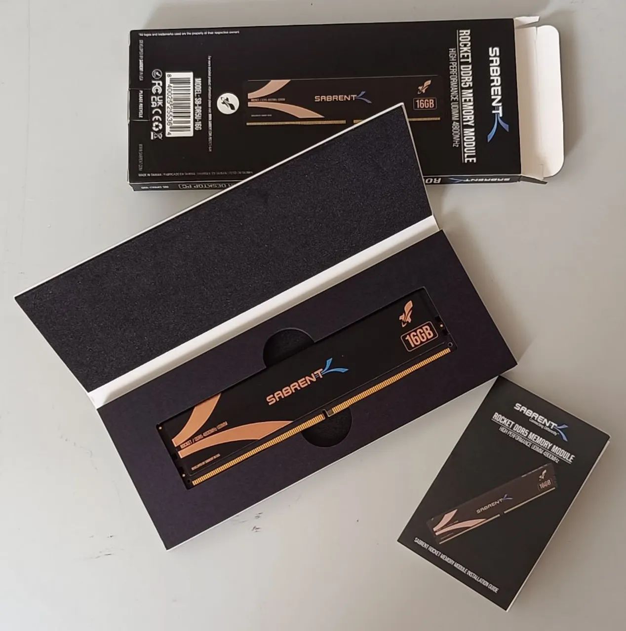 Memória RAM DDR5 U-DIMM 4800MHz SABRENT ROCKET HIGH PERFORMANCE. SB ...