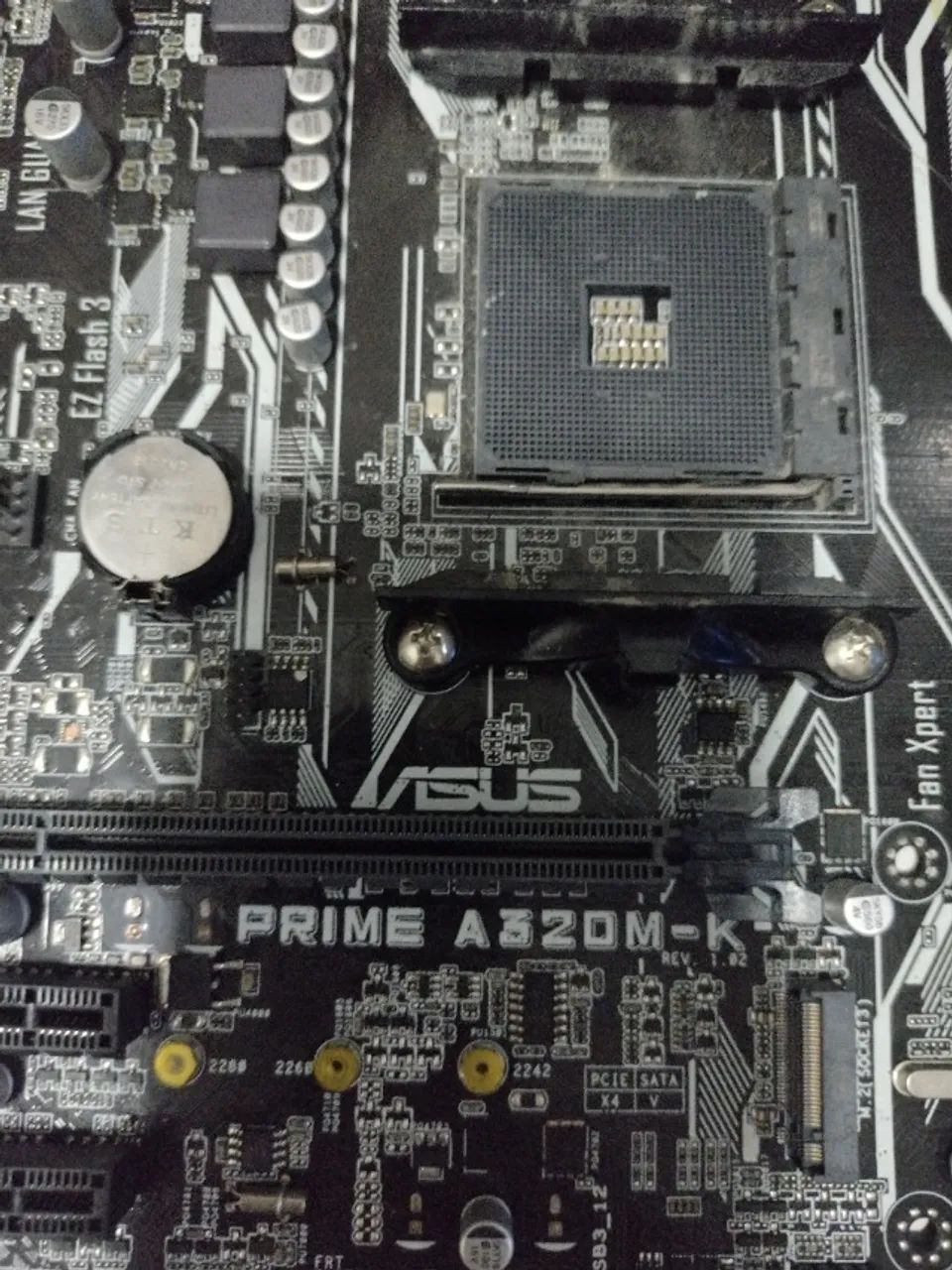 Placa mãe ASUS PRIME A 320M-K para retirada de peças ou reparo - Peças ...