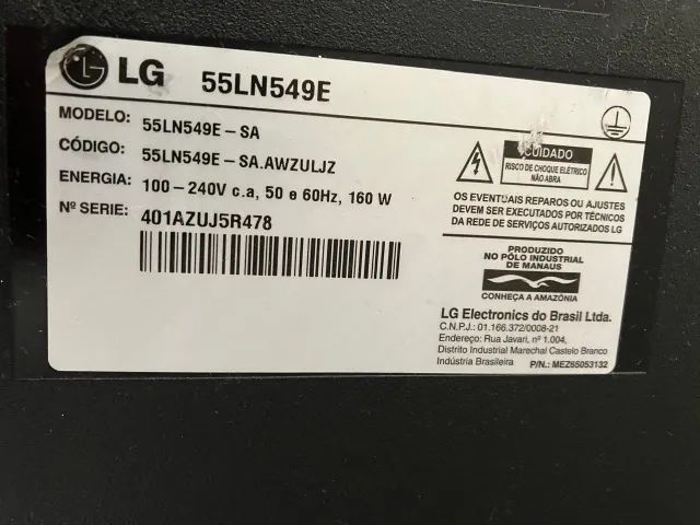 "tv lg de 55 polegadas" no Brasil