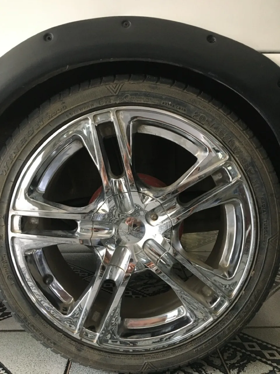 "rodas cromadas 17" - Peças para carros, vans e utilitários no Brasil