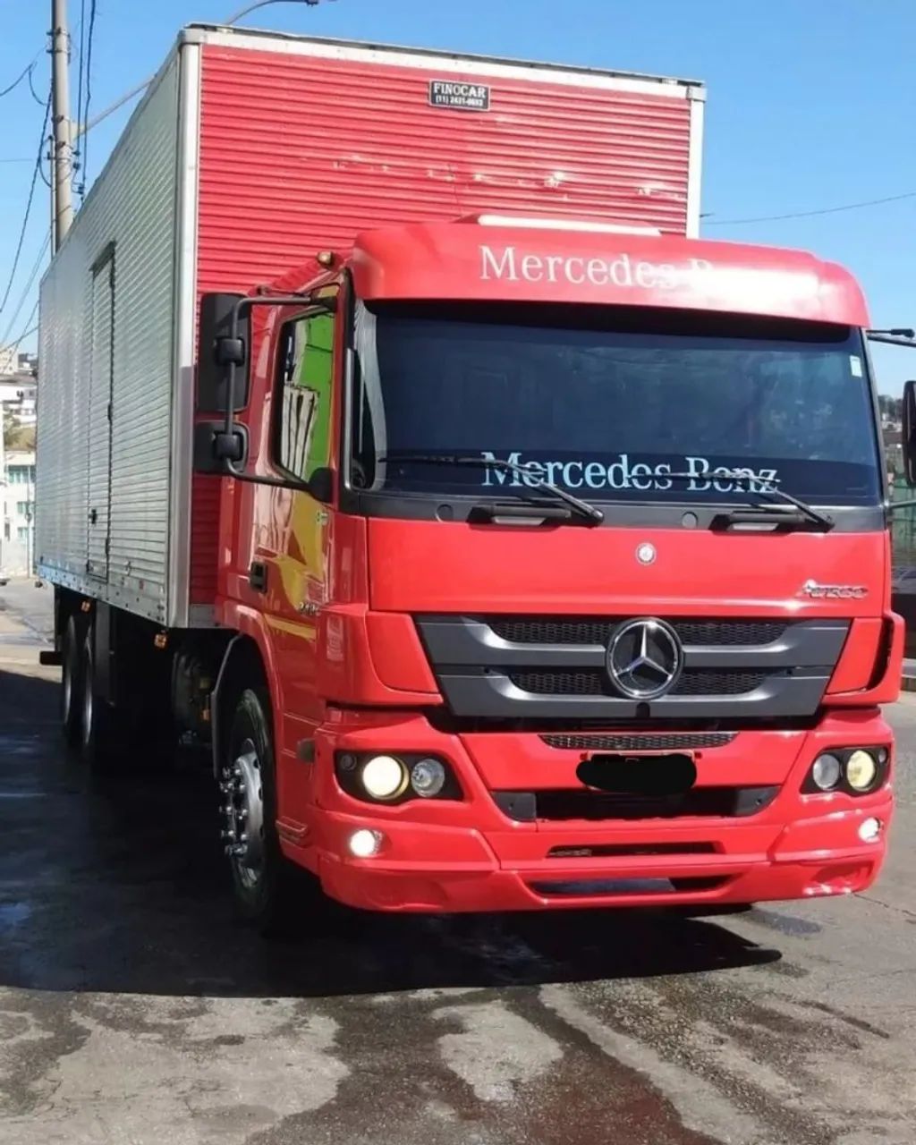 MB Atego 2426 Truck Baú de Alumínio (9,50 Metros) Ano 2014 - Caminhões ...