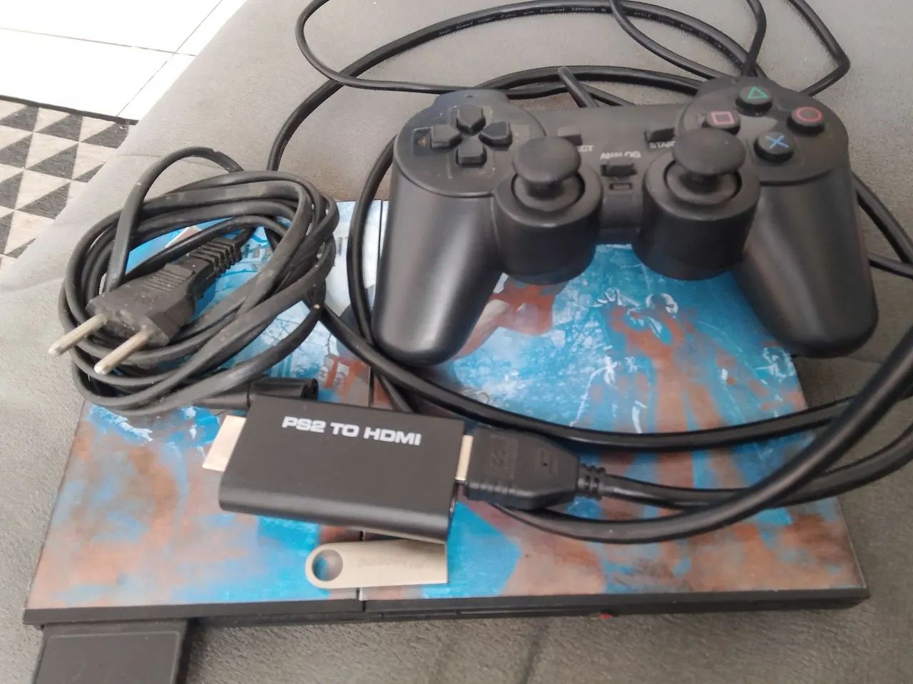 Playstation 2 + mega drive - Consoles de Vídeo Game - Das Graças ...