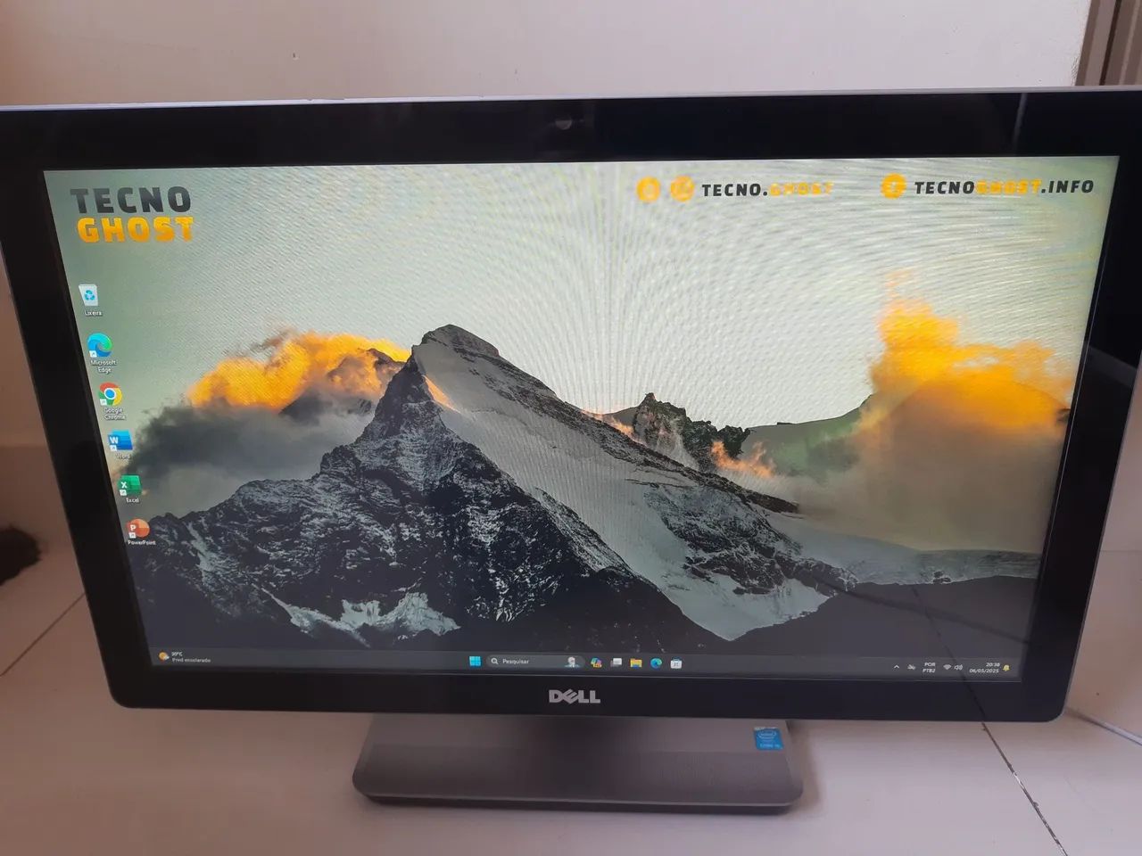 Computador Touchscreen Dell 24 i5 16gb Windows 11 SSD Office All in One ...