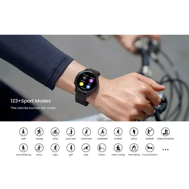 Smartwatch Peje ZW12 Amoled Pulseira Extra A Prova D'água ...