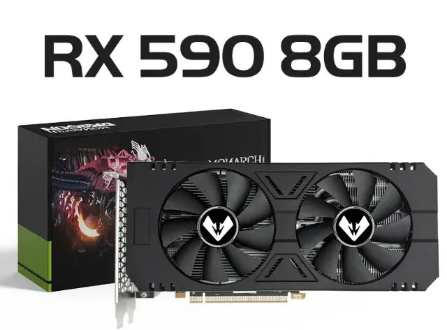 placa de video grafica de jogos 8 gb gddr5 256bit maxsun rx590 gme os ...